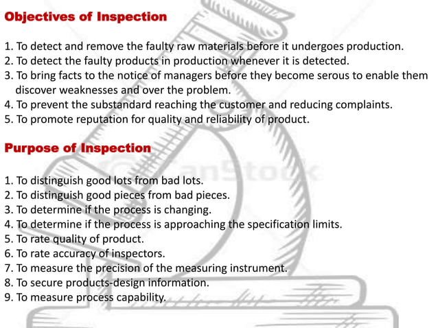 six systems of inspection model | PPT