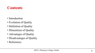 QMS presentation- Introduction & definition of quality.pptx