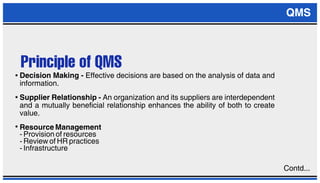 QUALITY MANAGEMENT SYSTEM (QMS) | PDF