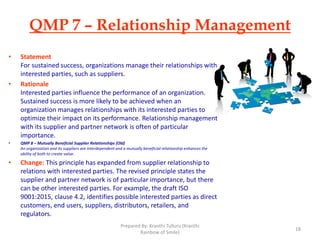 QMS Principles ISO 9001 2015 | PDF