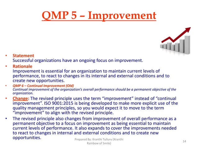 QMS Principles ISO 9001 2015 | PDF