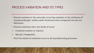 SATISTICAL PROCESS CONTROL(SPC) | PPTX