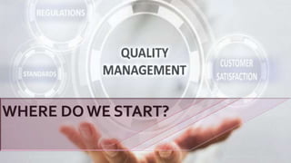 QMS SOP [QUALITY MANAGEMENT SYSTEM - STANDARD OPERATING PROCEDURE] | PPTX