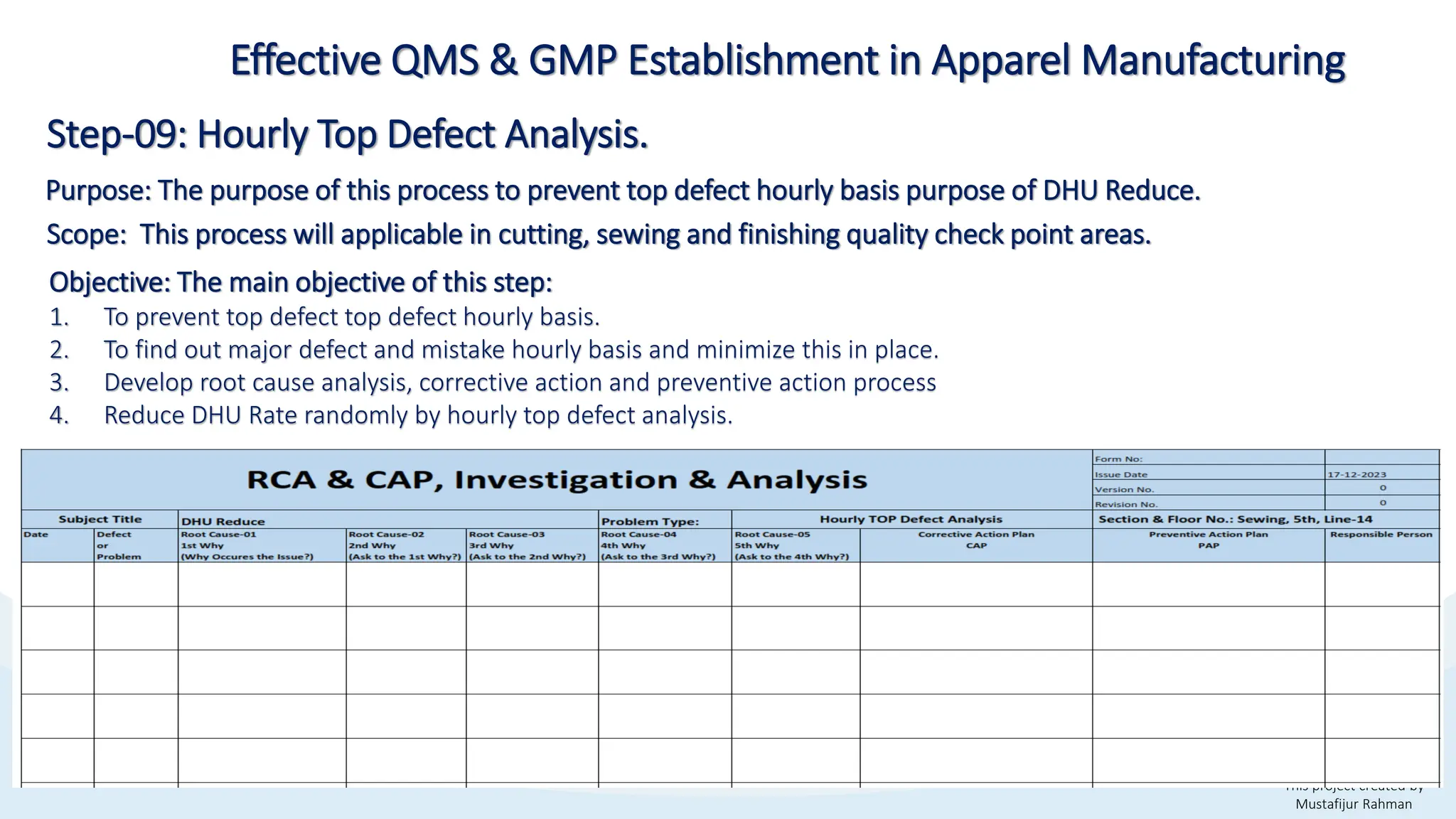 QMS Standardization project for apparel manufacturing.pdf