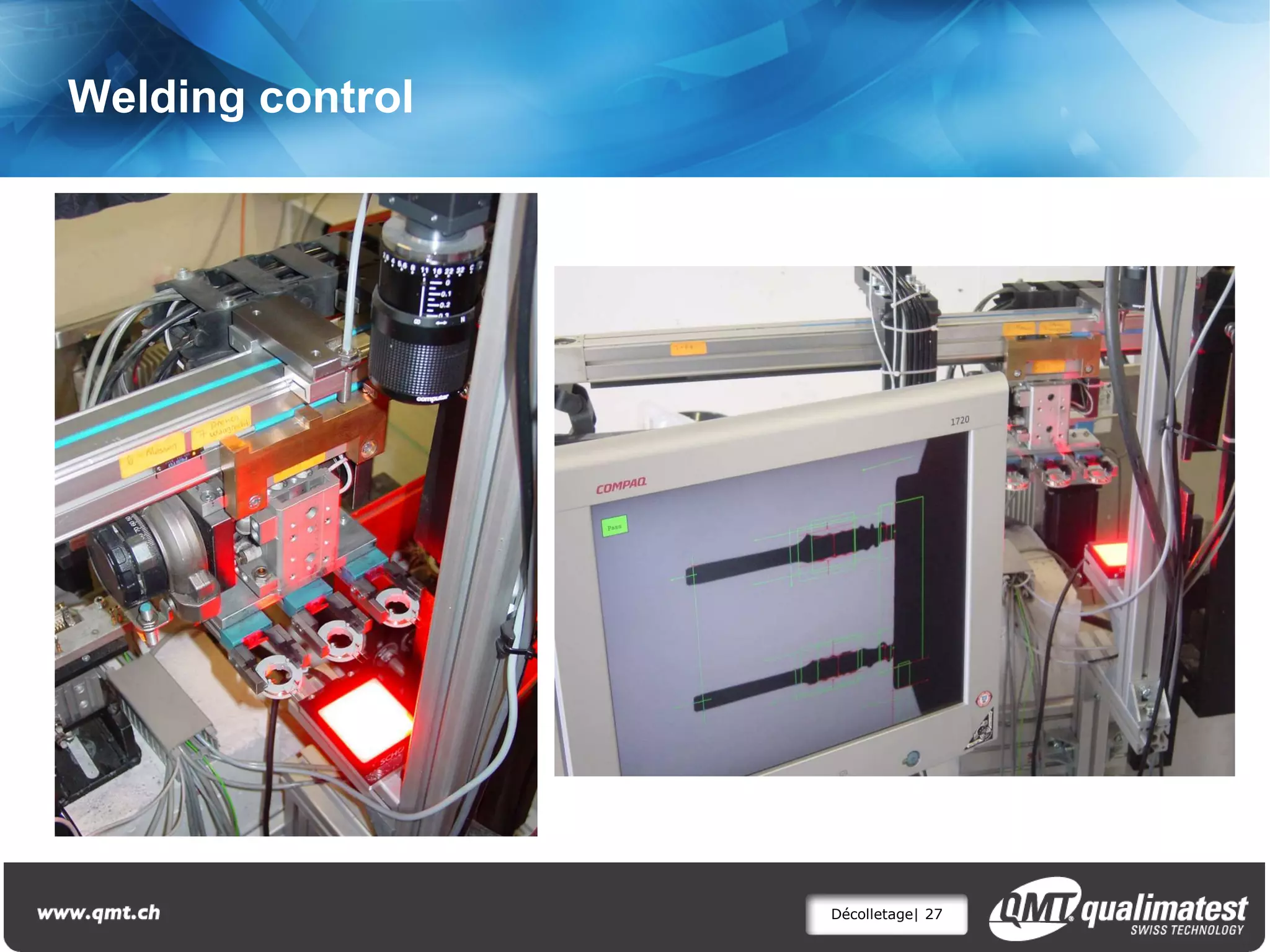 Qualimatest - Automatic quality control system for cutting industry | PPT