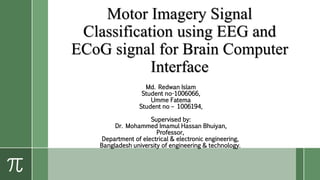 Final thesis presentation on bci | PPTX