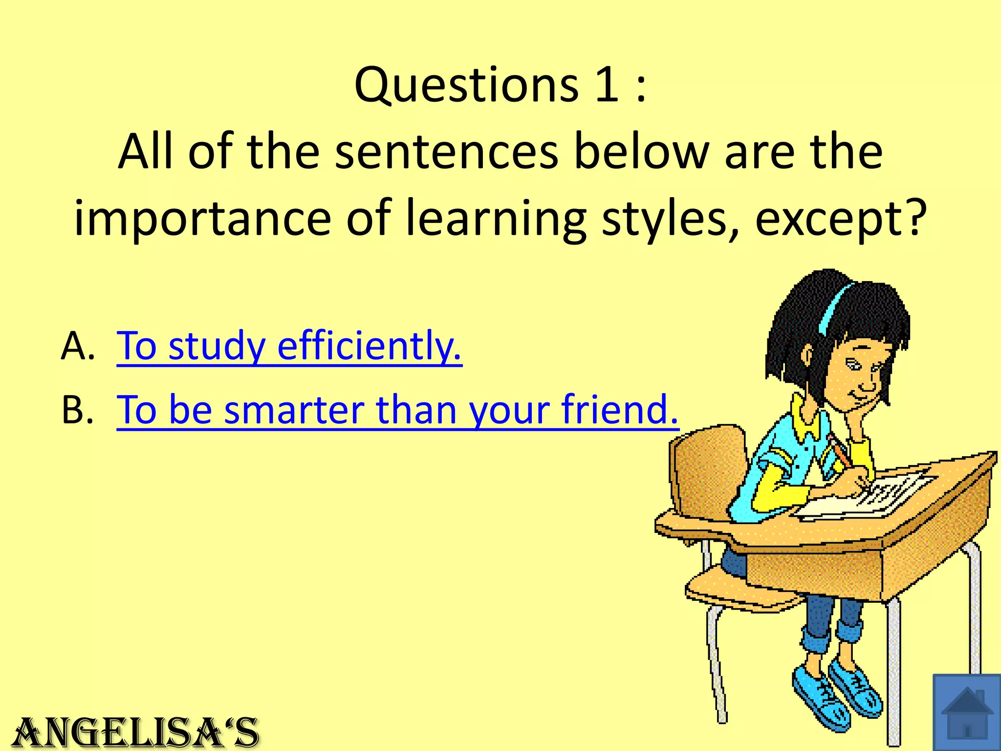 6 Types of Learning Styles | PPTX