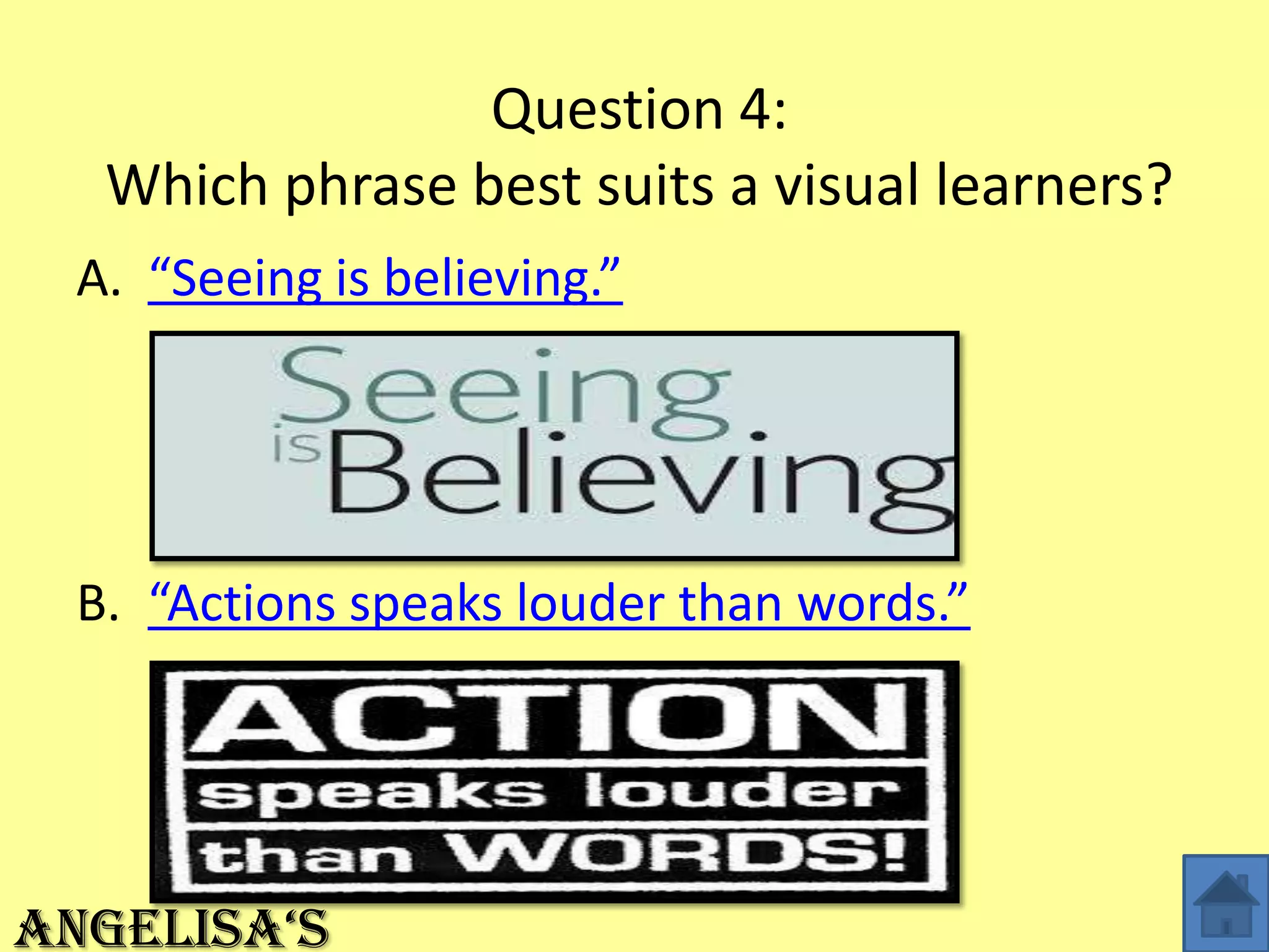 6 Types of Learning Styles | PPTX