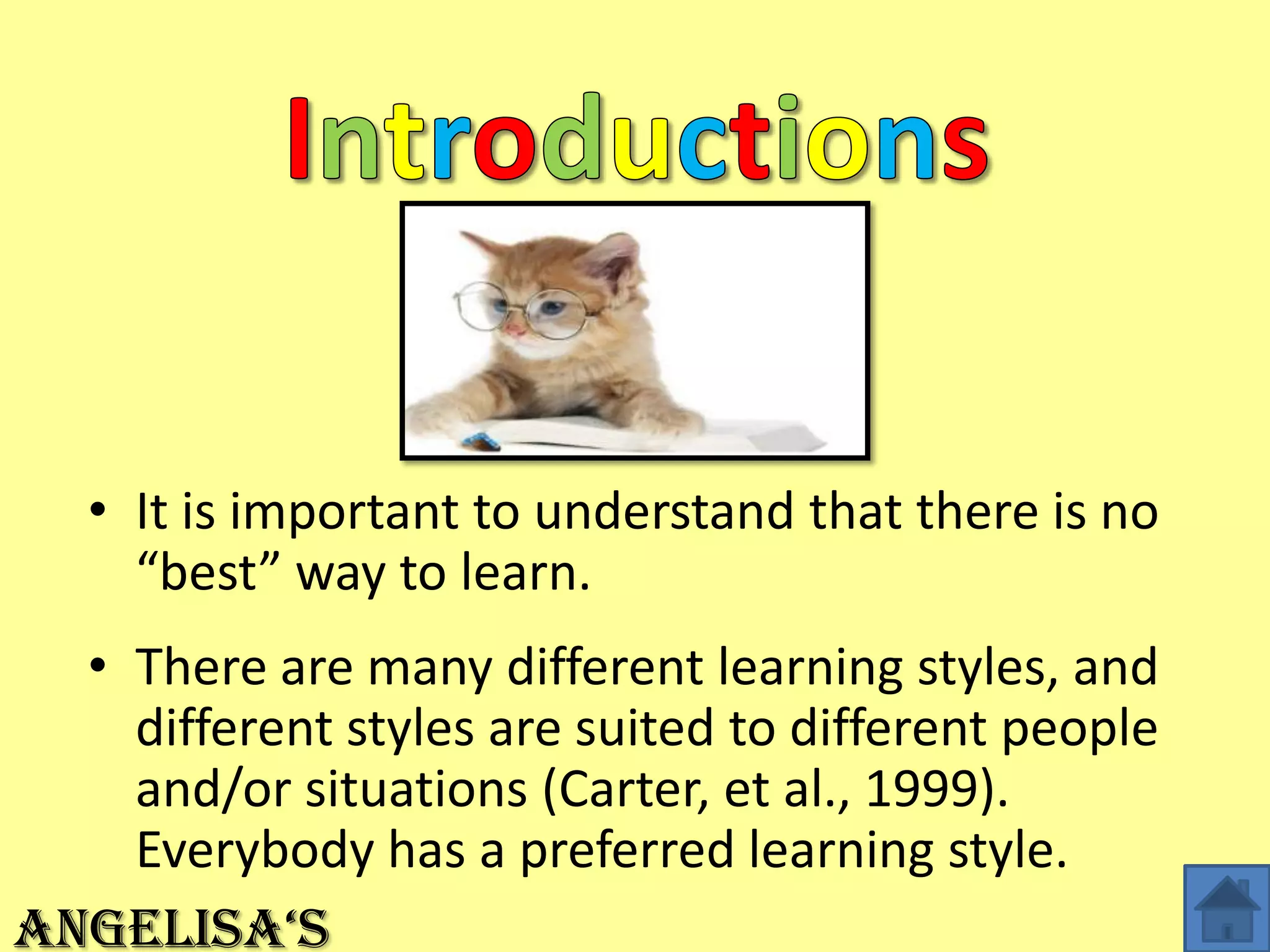6 Types of Learning Styles | PPTX