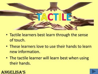 6 Types of Learning Styles | PPTX