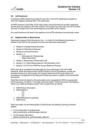 Guidance for Industry on Providing Regulatory Information in eCTD Format | PDF | Desktop ...