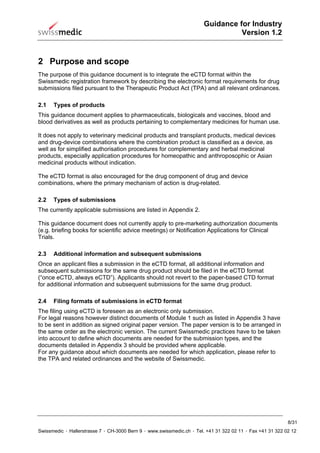 Guidance for Industry on Providing Regulatory Information in eCTD ...