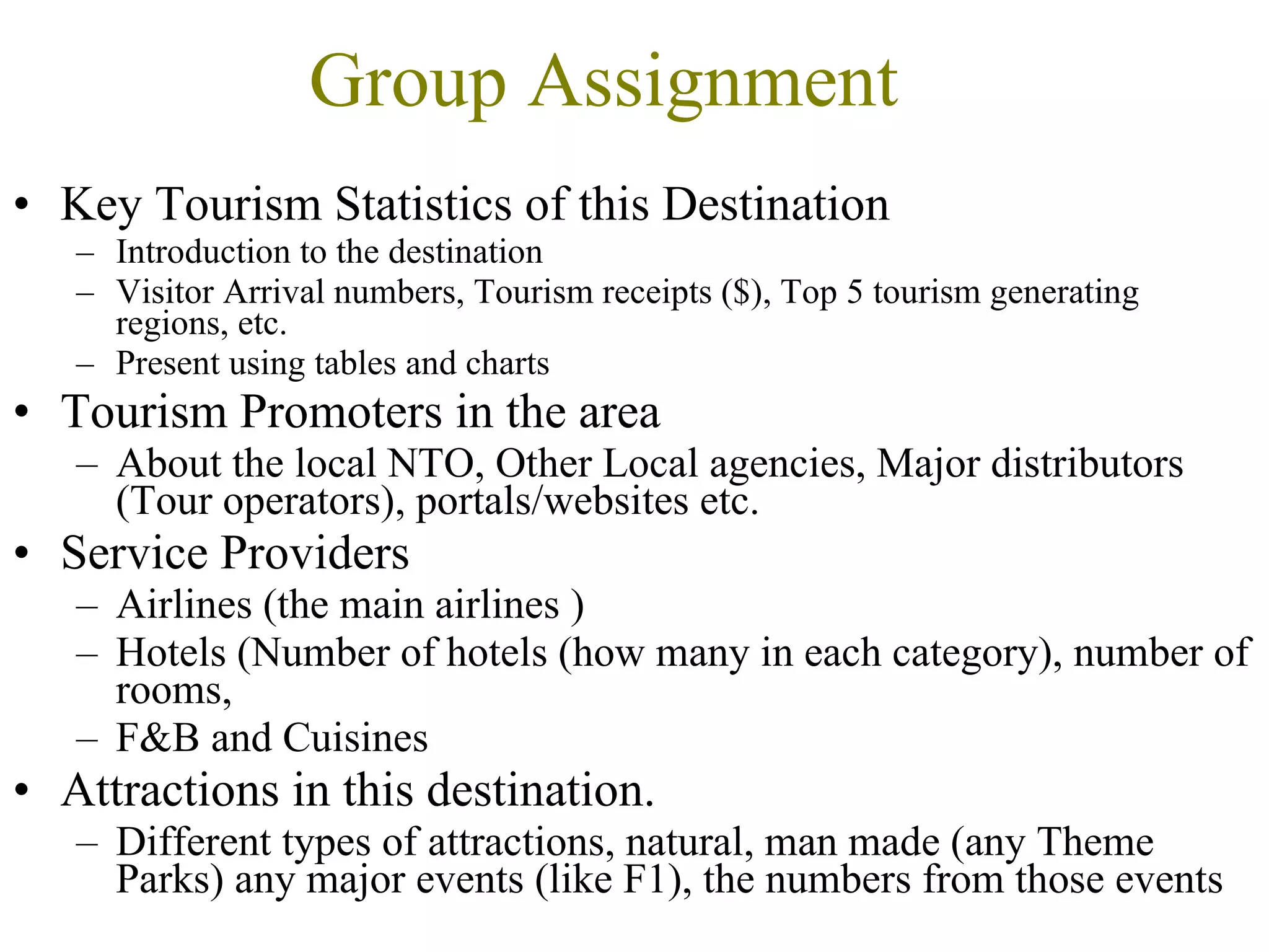 Qmu tourism systems chapter 1 | PPT