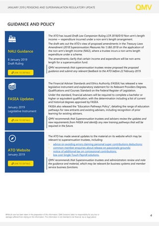 QMV Regulatory Update - January 2019 | PDF