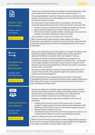 QMV Legal & Regulatory Update - March 2019 | PDF
