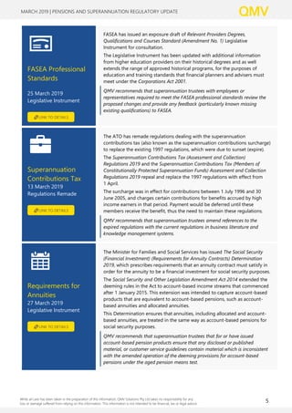 QMV Legal & Regulatory Update - March 2019 | PDF