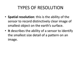 Remote sensing | PPTX