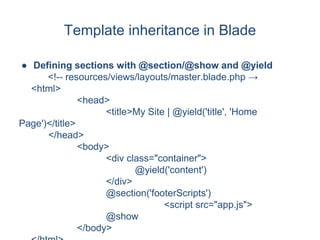 Laravel5 Introduction and essentials | PPT