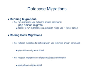 Laravel5 Introduction and essentials | PPT