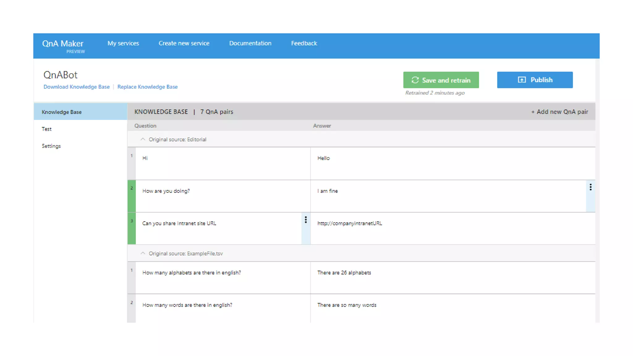 QnA Bot Framework | PPTX