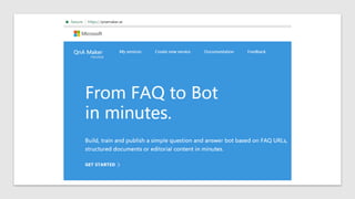 QnA Bot Framework | PPTX