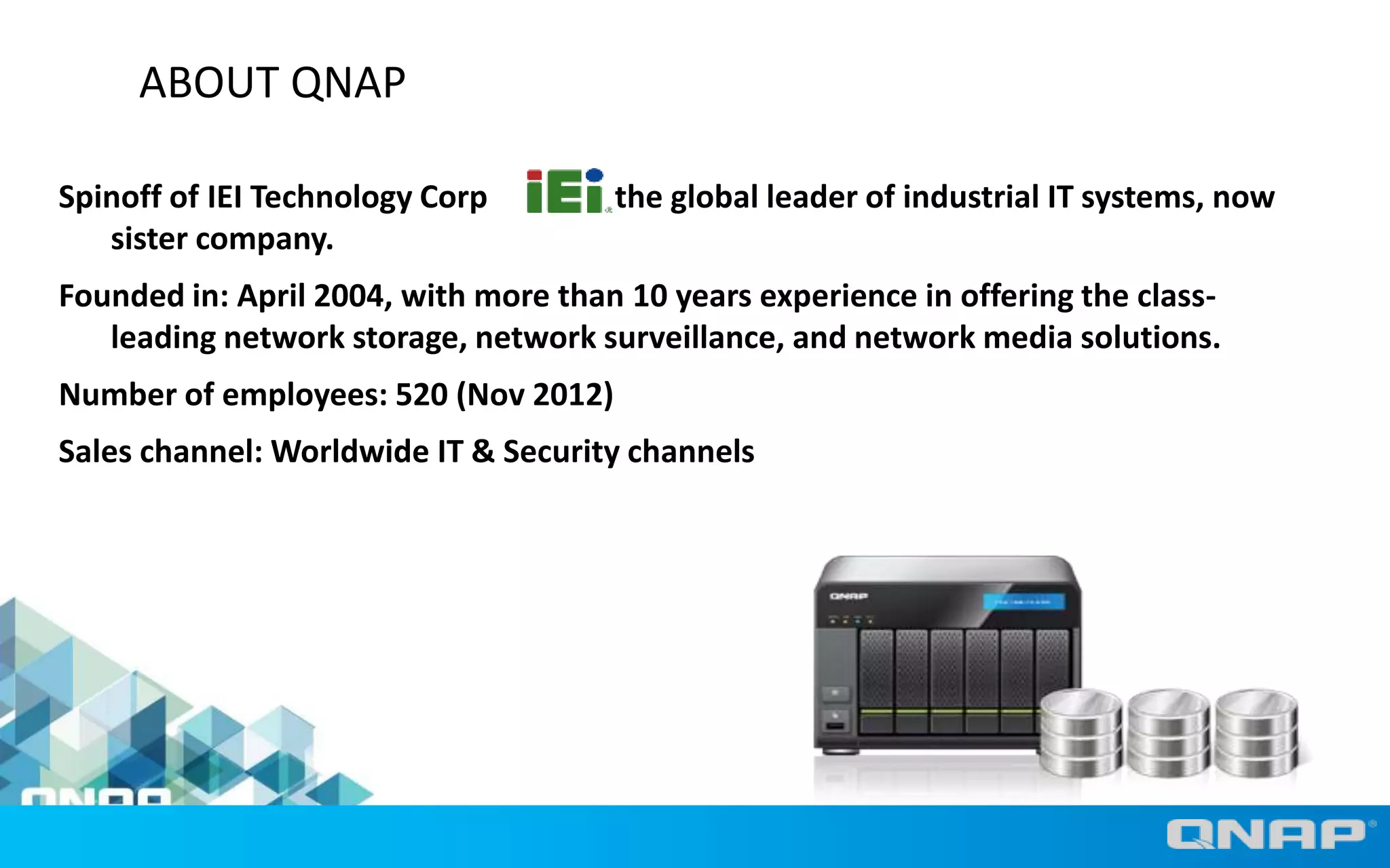 QNAP NAS Presentation The New Era of NAS | PPTX