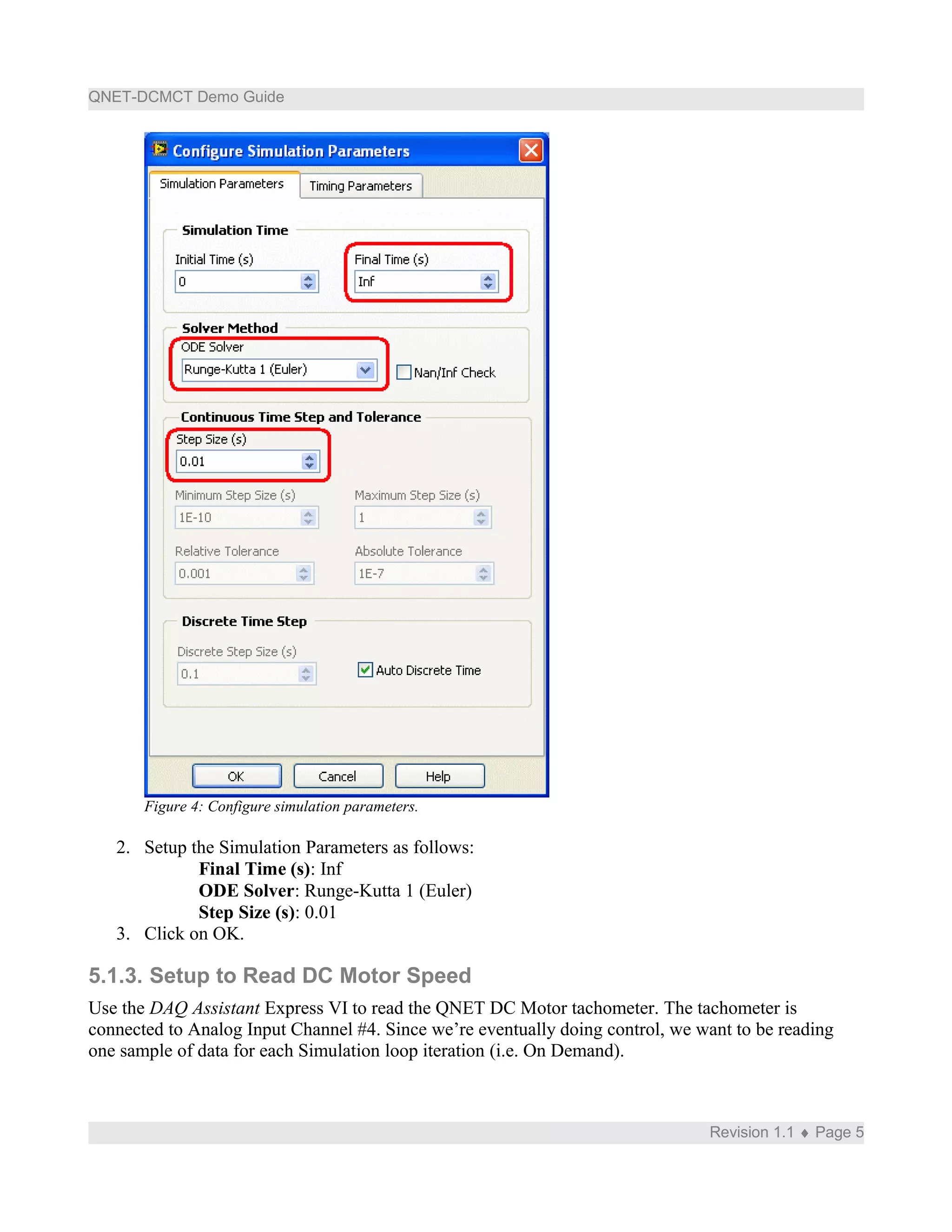 Qnet dc motor control demo guide | PDF