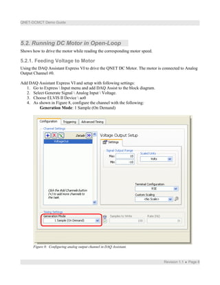 Qnet dc motor control demo guide | PDF
