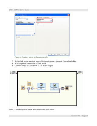 Qnet dc motor control demo guide | PDF