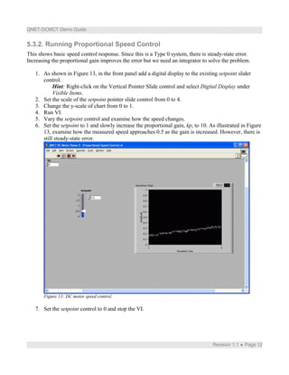 Qnet dc motor control demo guide | PDF