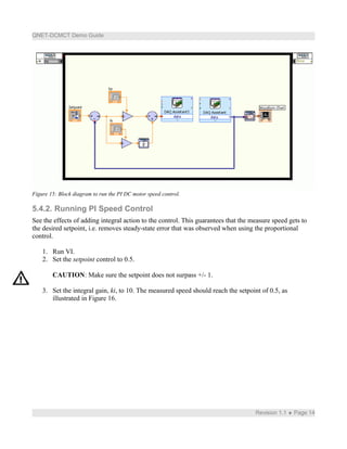 Qnet dc motor control demo guide | PDF