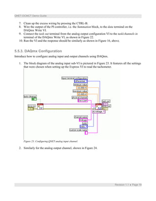 Qnet dc motor control demo guide | PDF