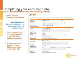 QNET's Three Stage Enrolment | PPTX