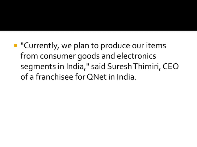 Qnet india | PPT