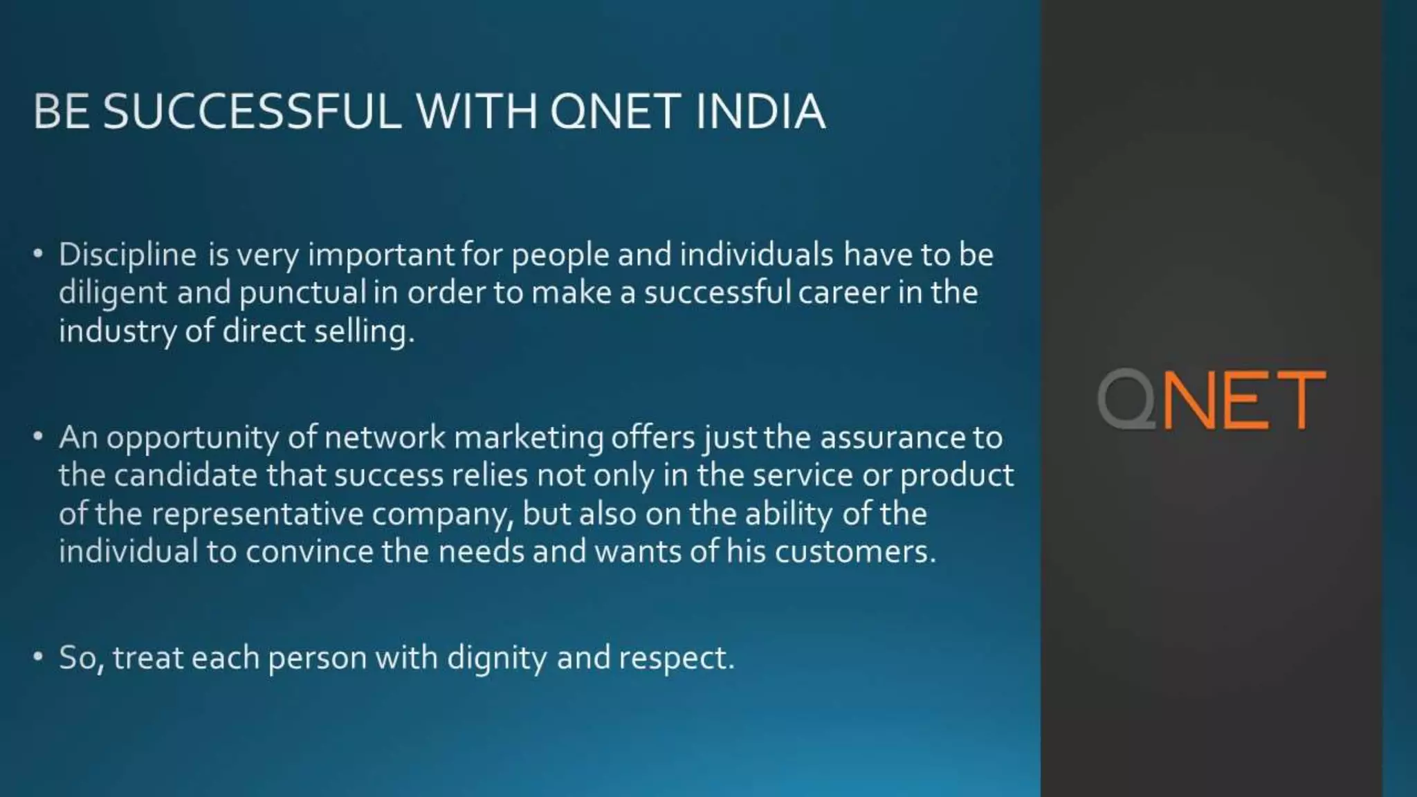 Qnet india | PPTX | Social Networking | Internet