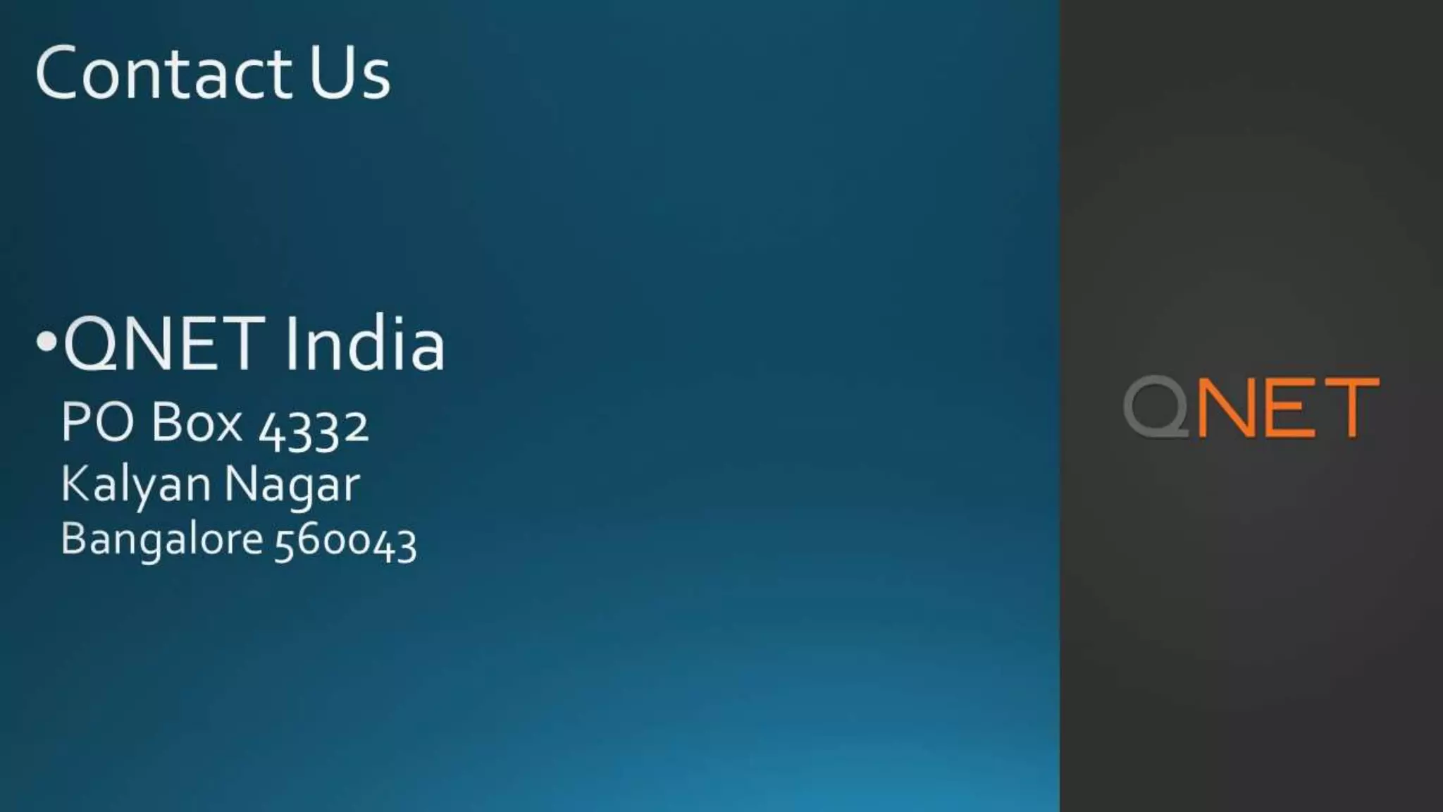 Qnet india | PPTX