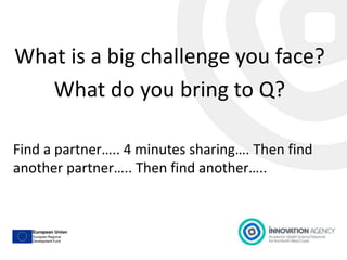 Q network session - Knowledge session: systems thinking | PPT