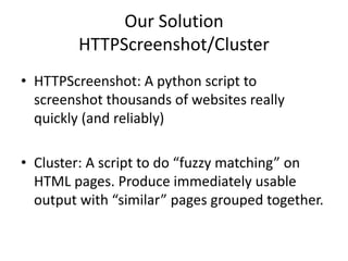 Shmoocon 2015 - httpscreenshot | PDF