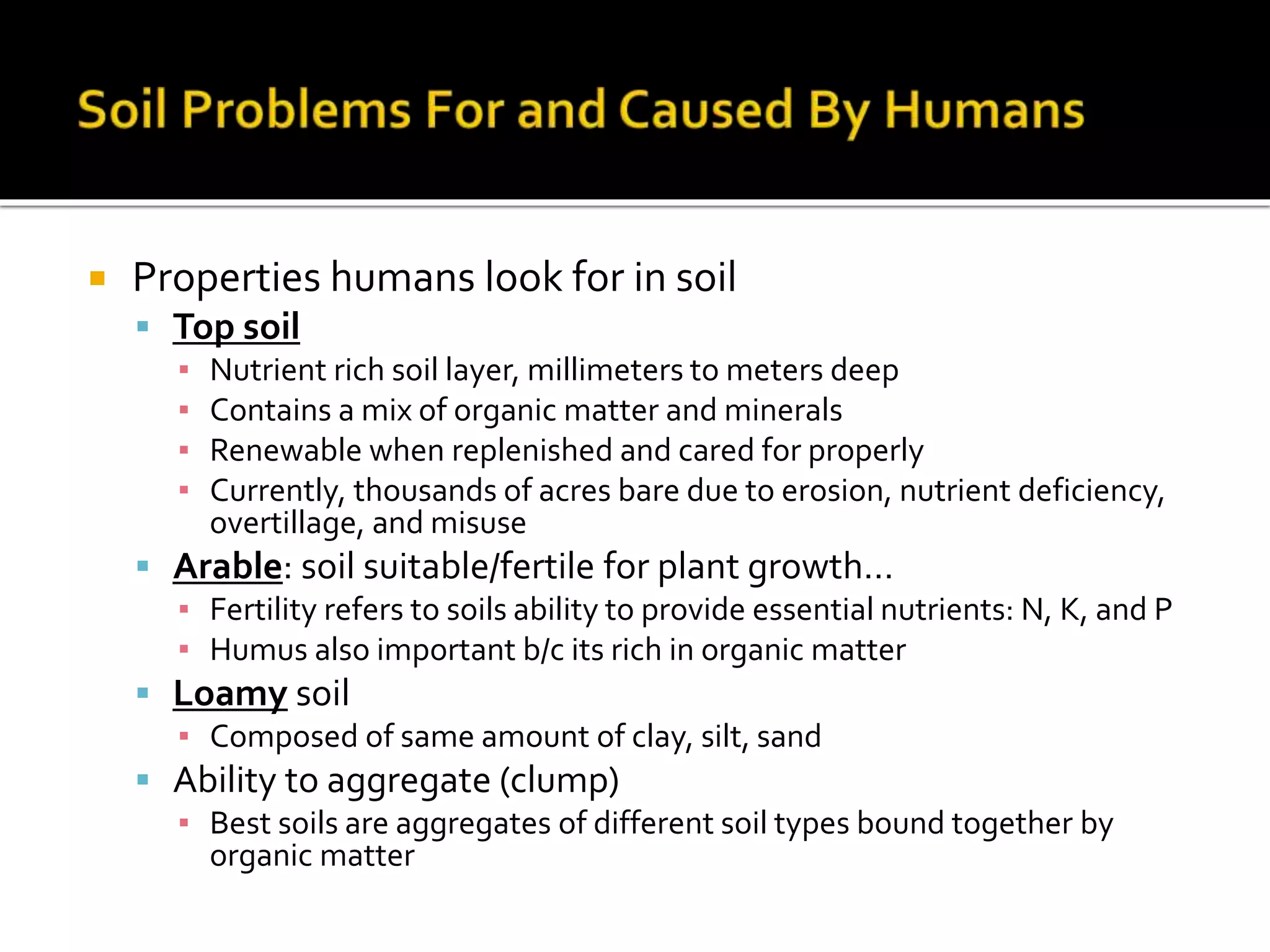 Soil and its types | PPTX