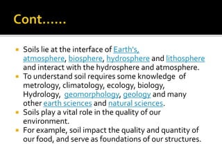 Soil and its types | PPTX