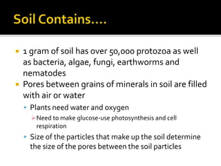 Soil and its types | PPTX