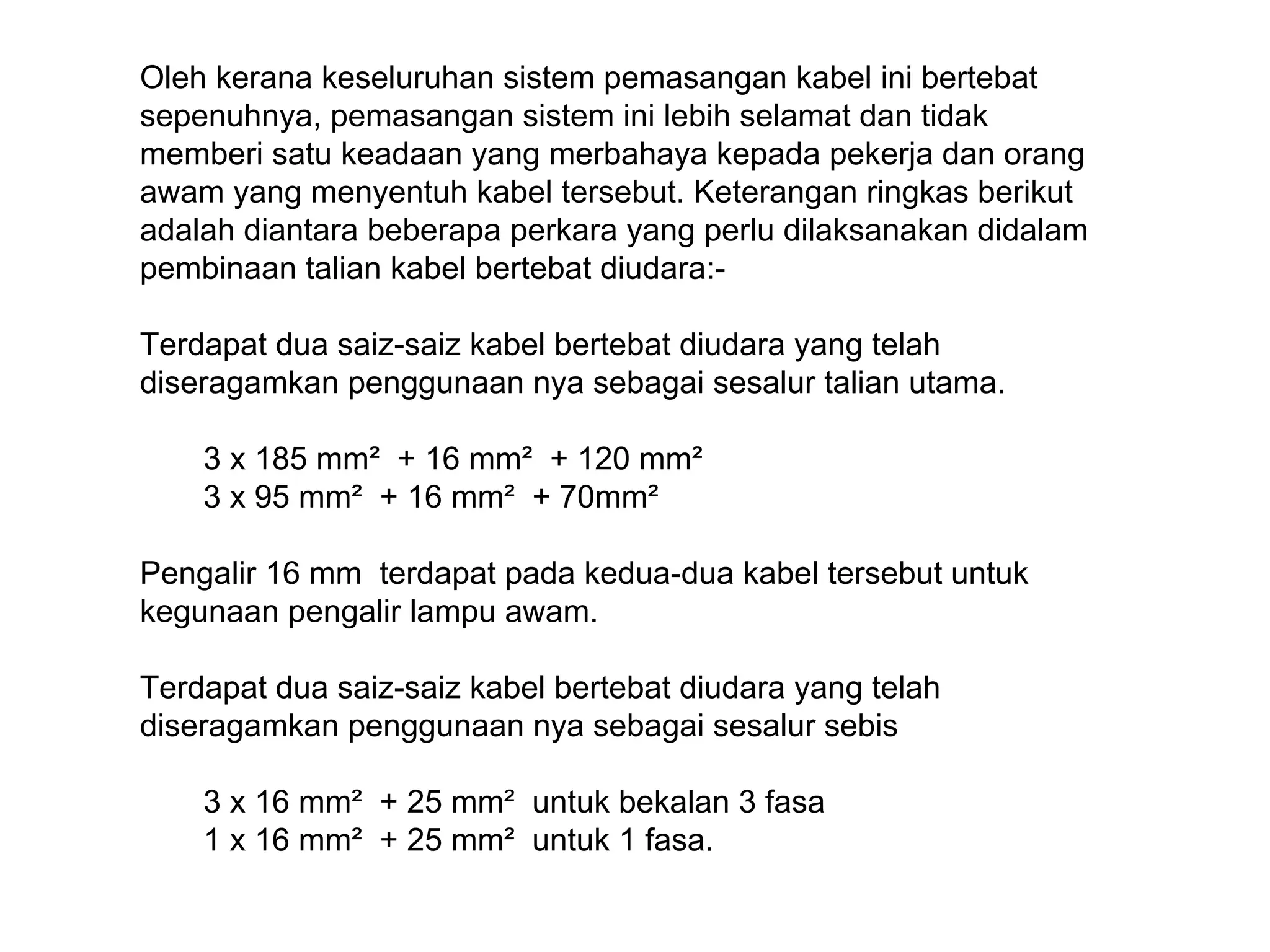 Nota abc kabel 1 | PDF