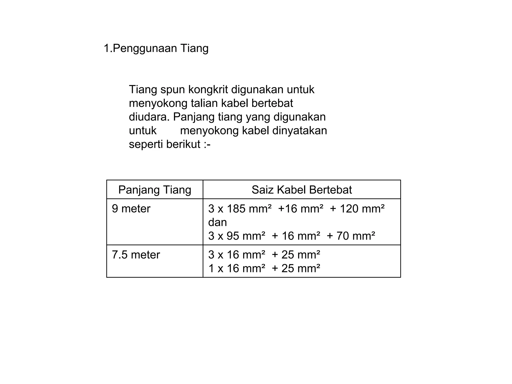 Nota abc kabel 1 | PDF