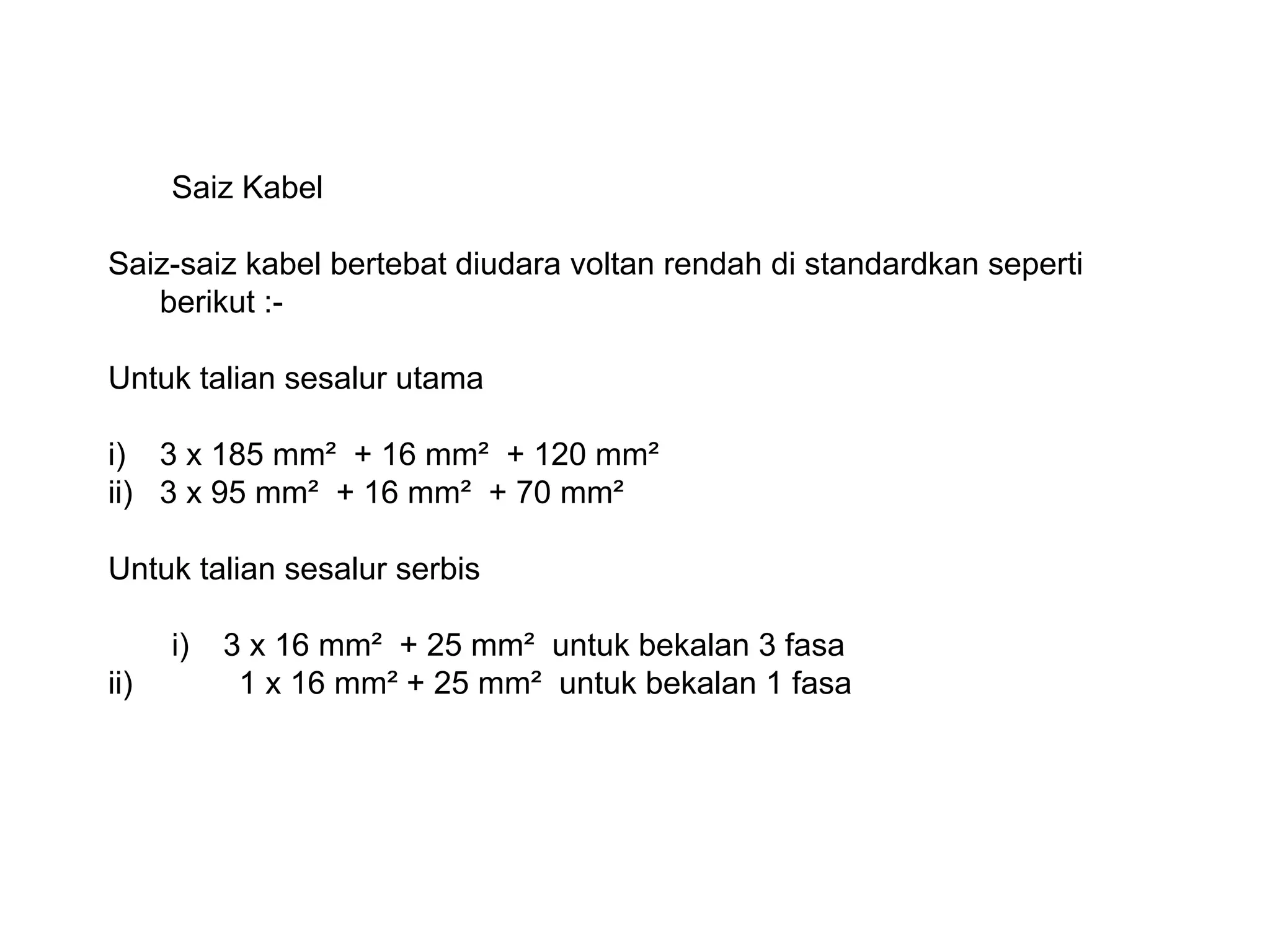 Nota abc kabel 1 | PDF