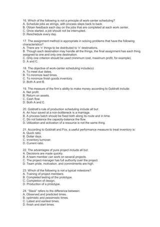 Qnt 561 final exam 30#questions with answers correct 100% | DOCX | Logistics | Business