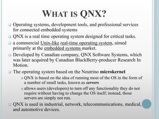 Qnx 120227023226-phpapp01 | PPTX