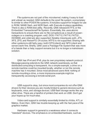 Qnx os | DOCX