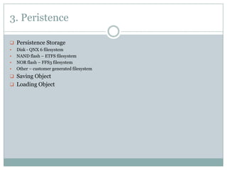QNX Embedded RealTime OS | PPTX