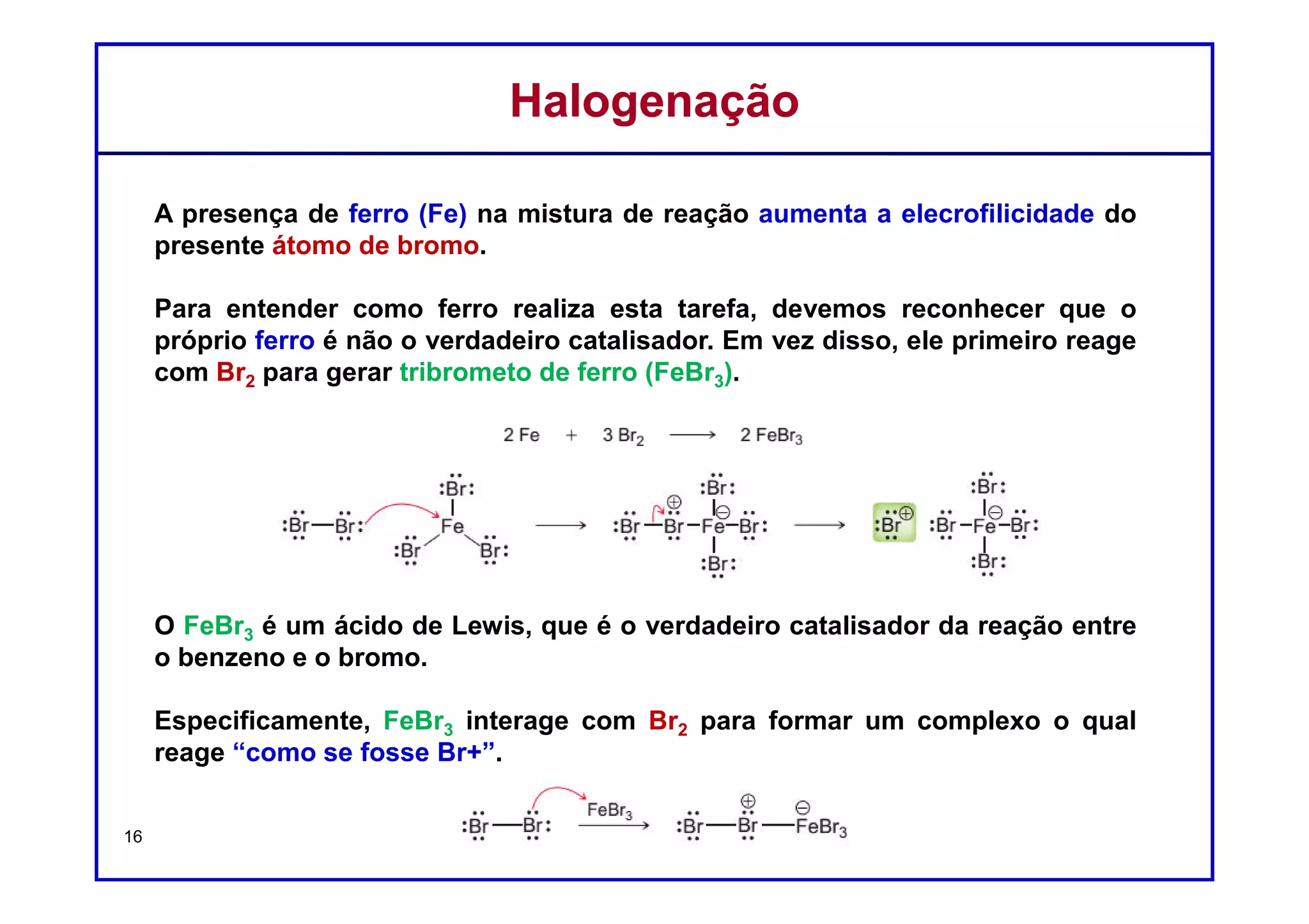 Reações de Substituição Eletrofílica em Aromáticos | PDF