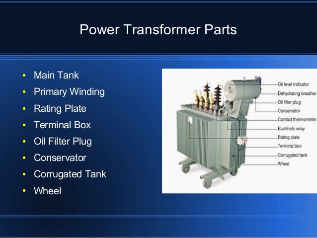 Power Transformer Parts And Functions